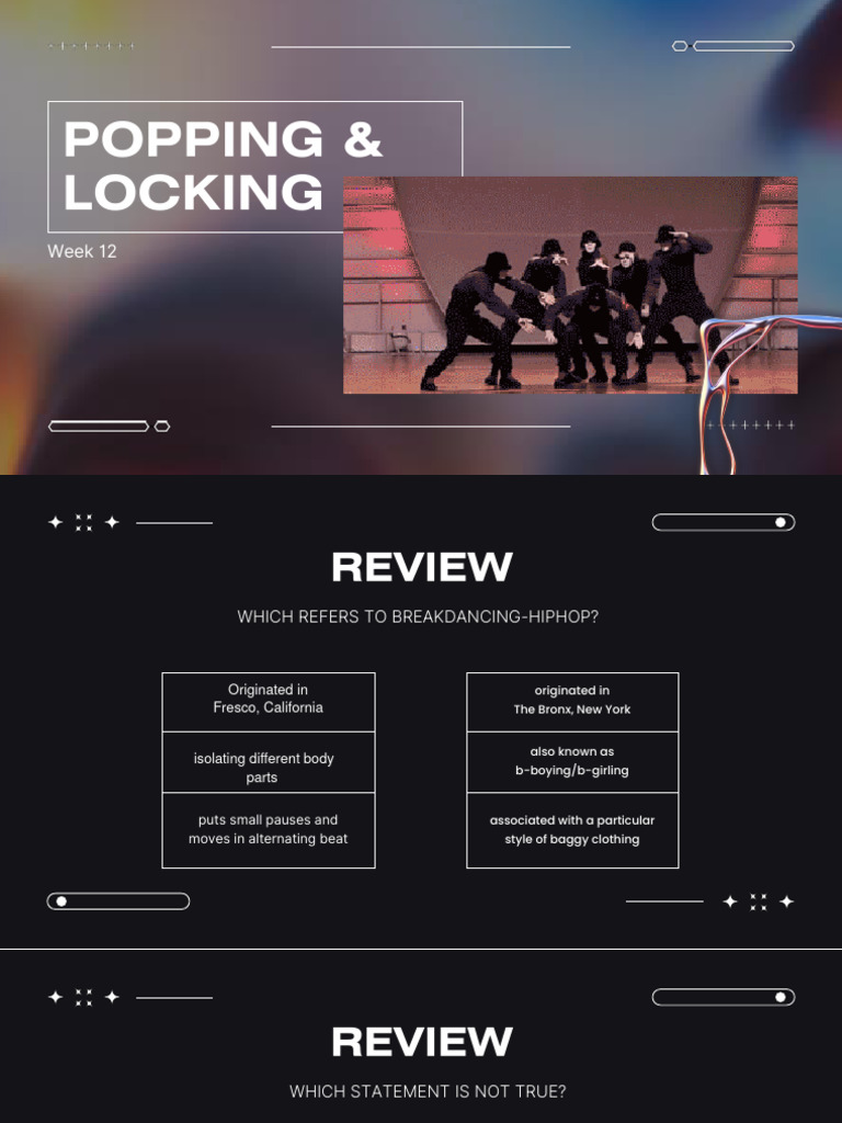 Popping Locking Instructional Material | Download Free PDF | African ...