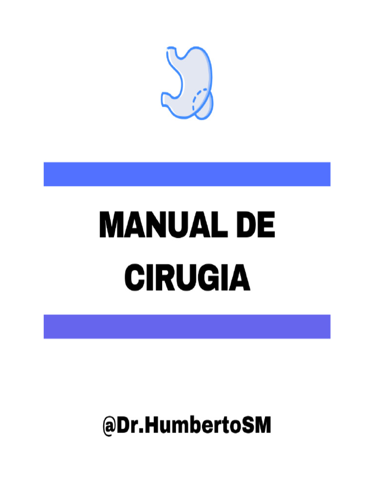 Manual De Cirugia 1a Edicion Pdf