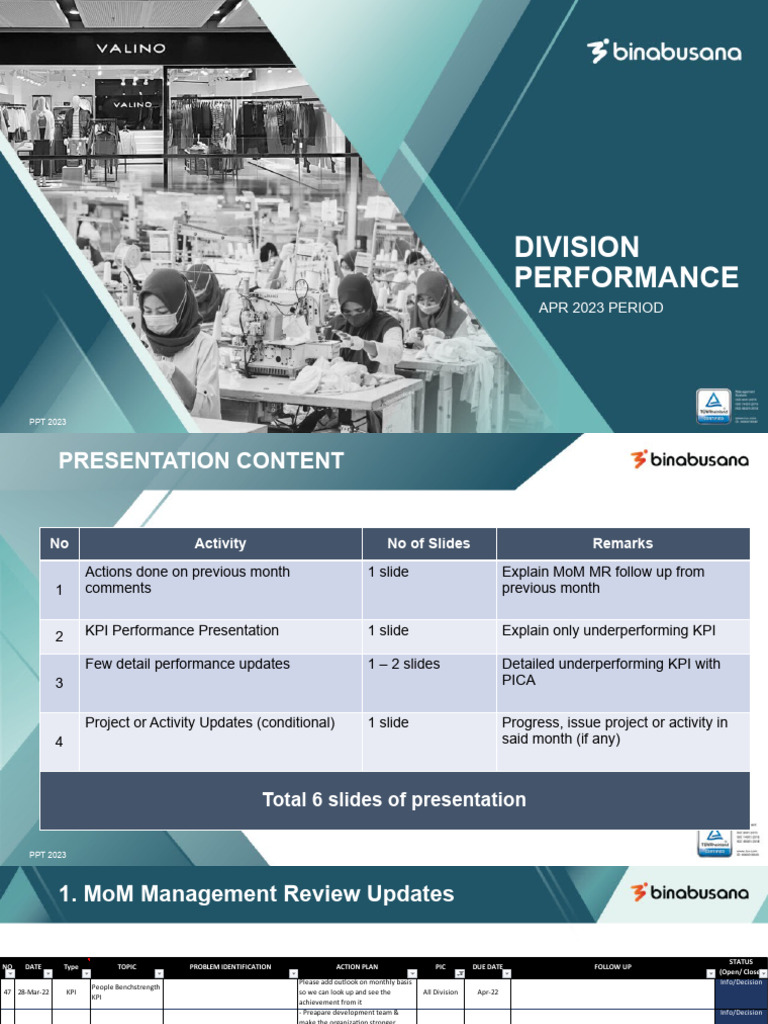 April 2023 KPI Performance Review | PDF | Computing