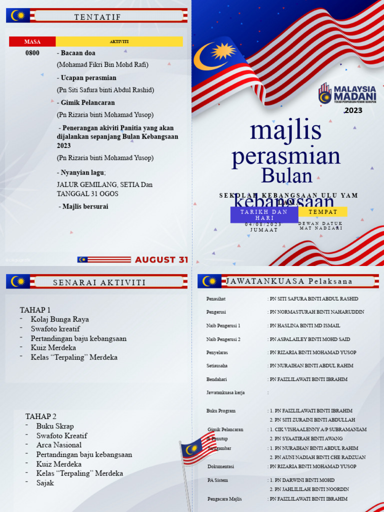 BUKU PROGRAM BULAN KEMERDEKAAN 2023 | PDF