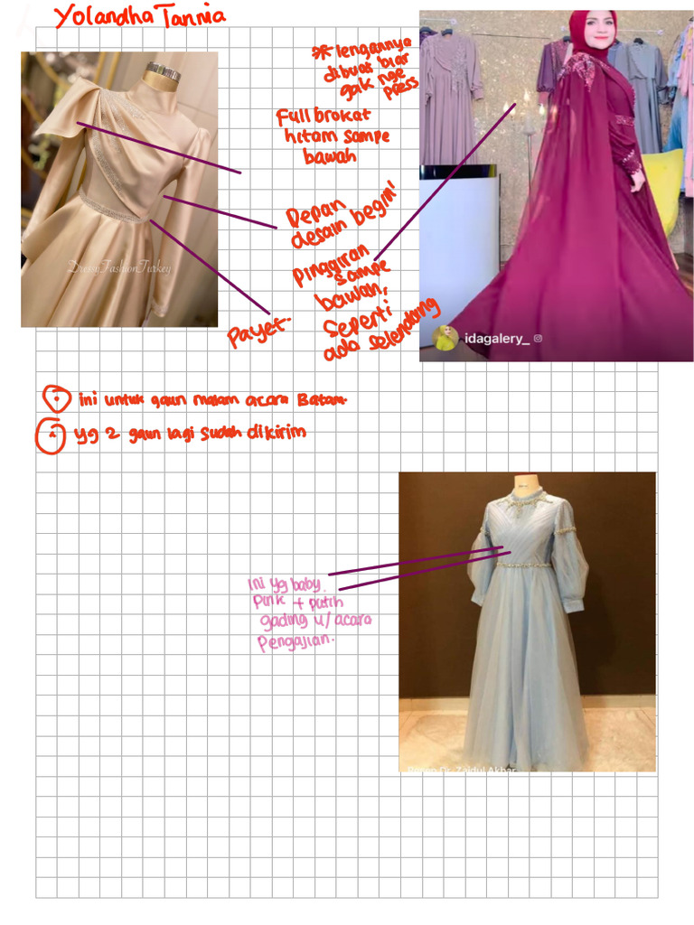 Desain Baju Yola | PDF