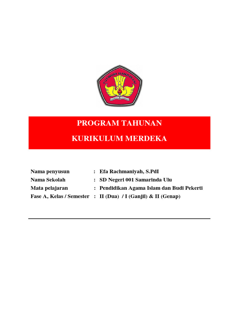 Prota Pai BP Kelas 2 Kurmer | PDF