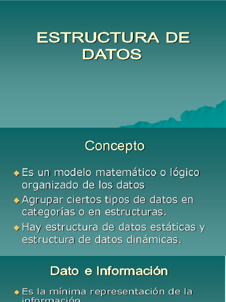 Estructura de Datos | PDF