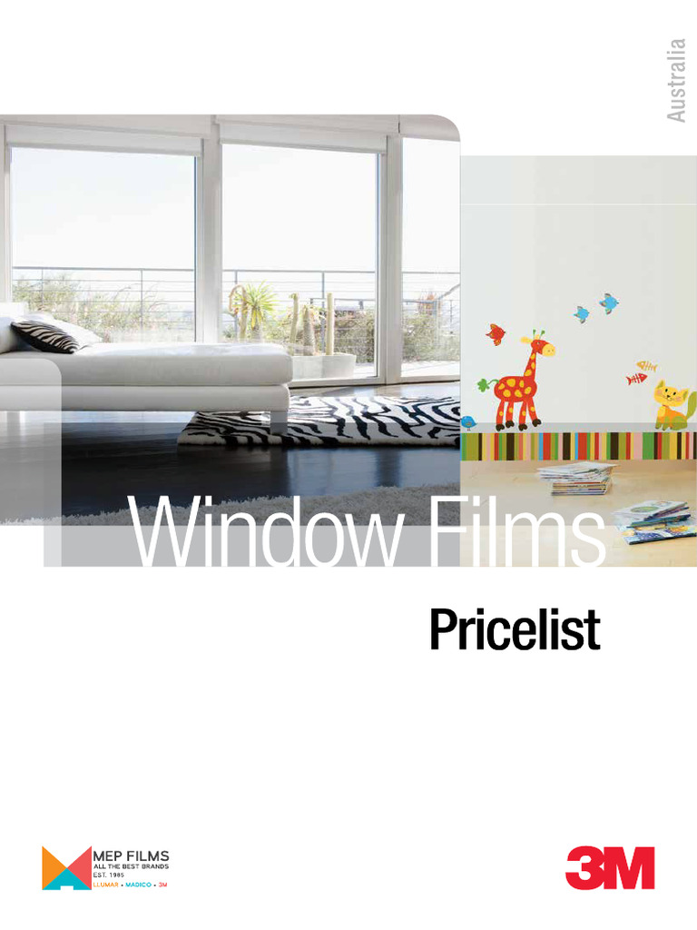 3M Window Film Pricing Overview | PDF | Materials | Building Engineering