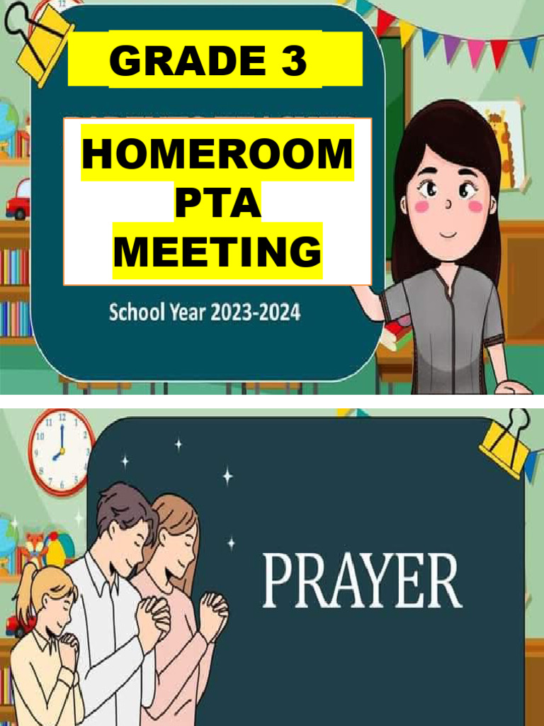 Parent Homeroom Meeting 2023 24 (1) | PDF