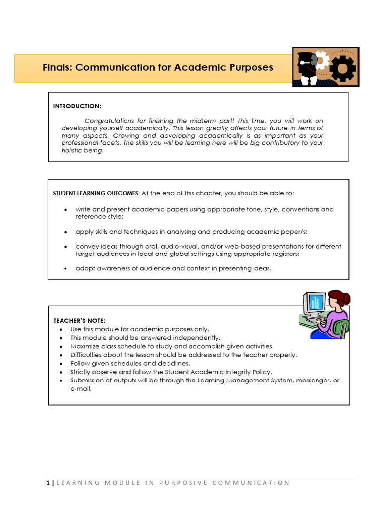 Module Finals | PDF | Citation | Essays