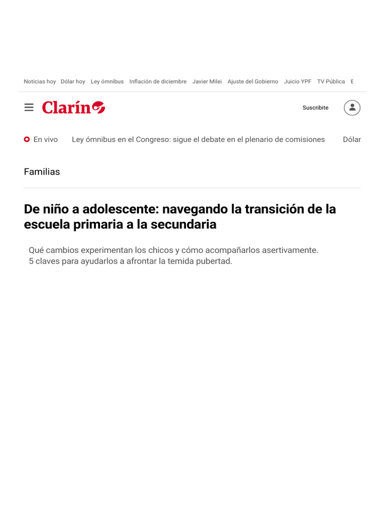 Claves para la autonomía adolescente | PDF | Adolescencia | Educación ...