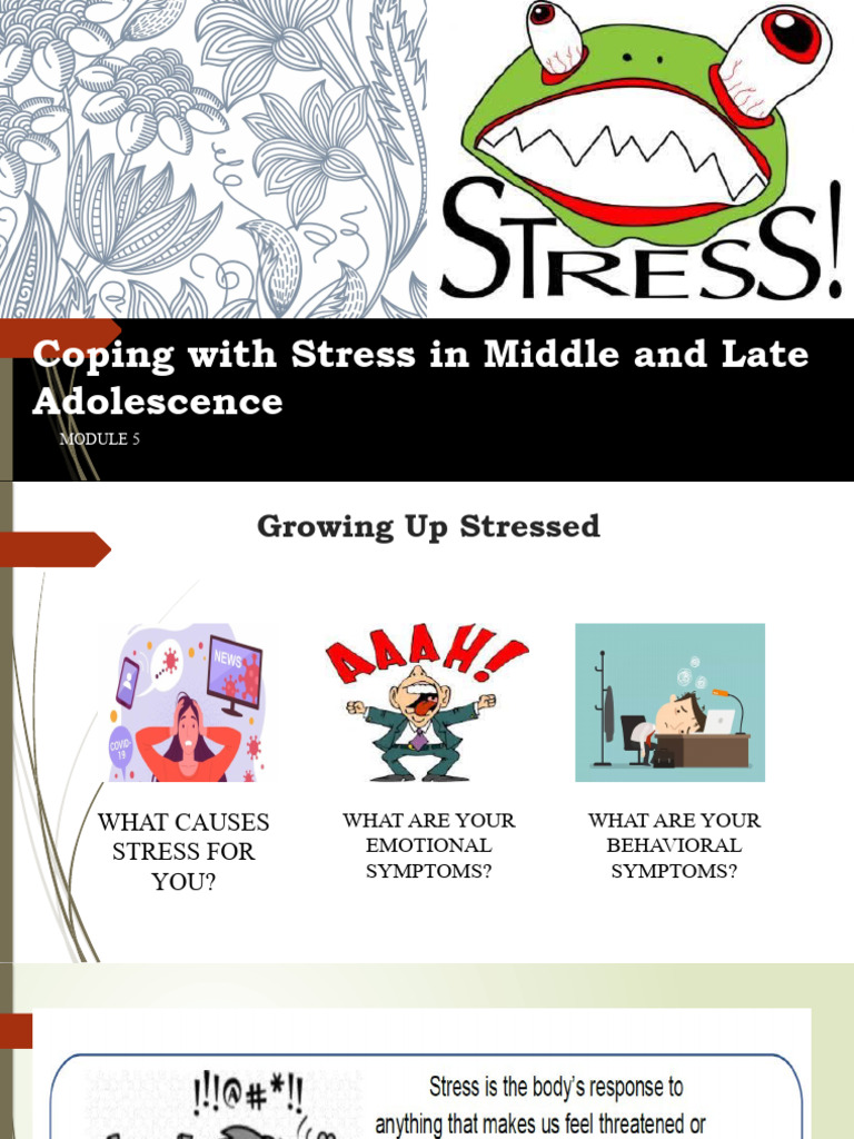Teen Stress Management Guide | PDF | Stress (Biology) | Anxiety