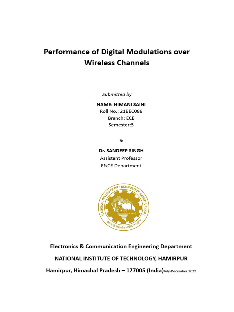 21 Bec 088 Dcs | PDF | Modulation | Signal To Noise Ratio
