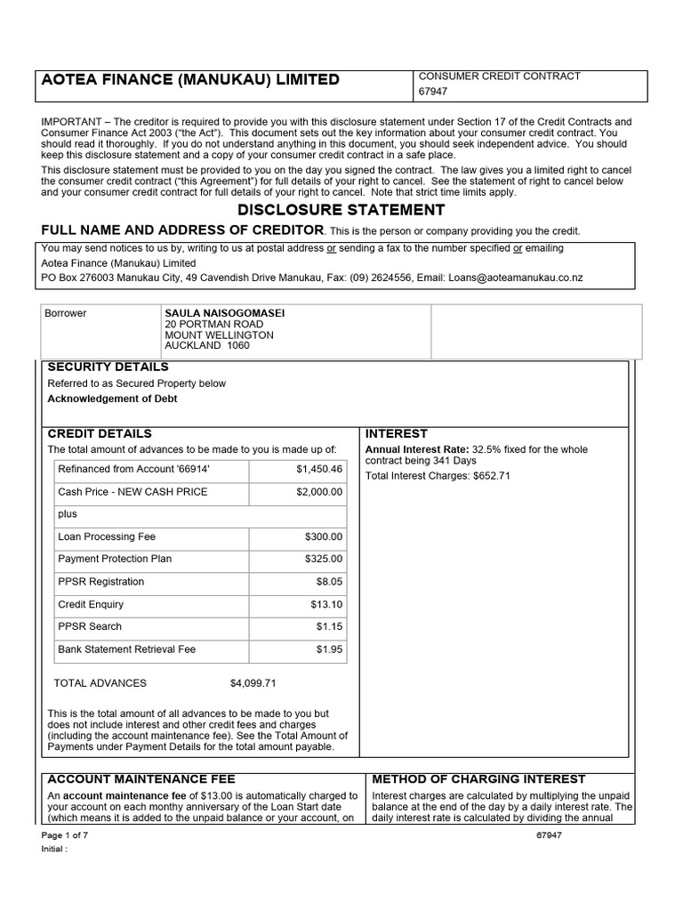 Loan Documentation_20231215065004 | PDF | Interest | Security Interest