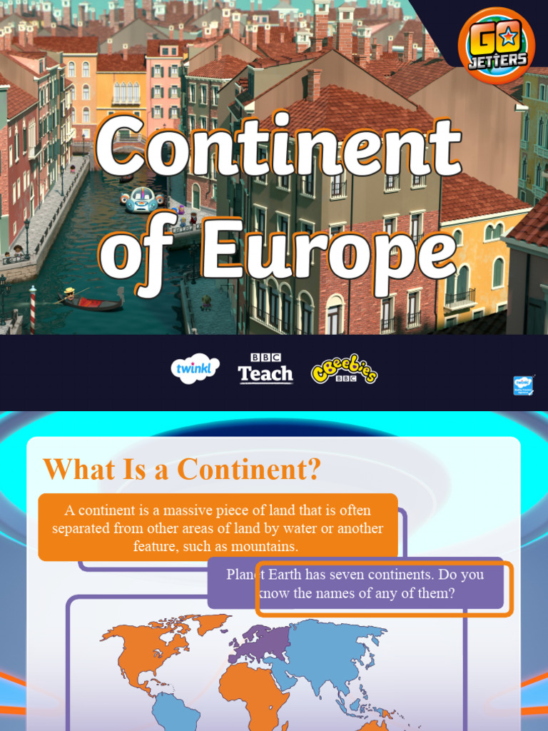 T G 641 Cbeebies Go Jetters Continent of Europe Powerpoint Ver 12 | PDF ...