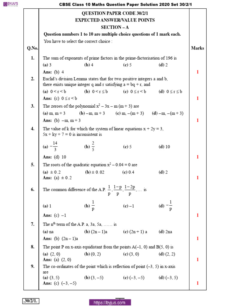 CBSE-Class-10-Maths-Standard-Question-Paper-Solution-2020-Set-30-2-1 ...