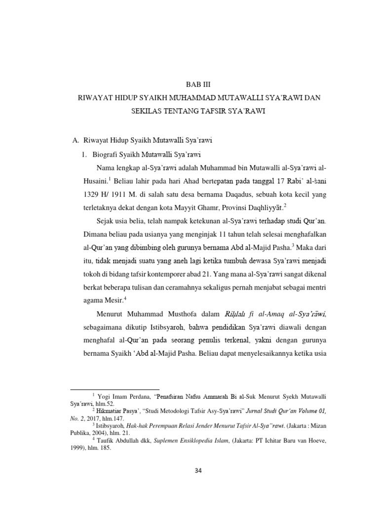 Syafa'atul Khoiriyah - BAB III | PDF