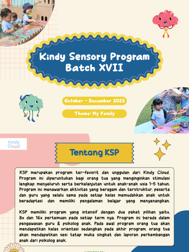 Kindy Sensory Program Batch XVII-1 | PDF