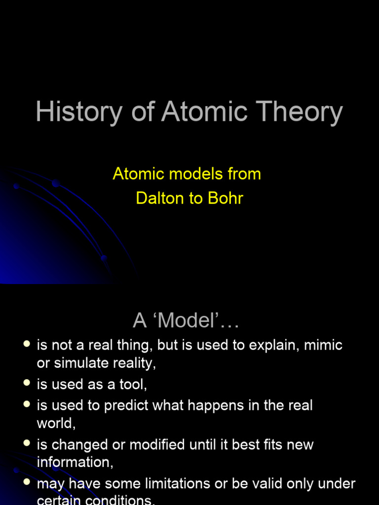 Atomic Theory | PDF