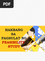 Feasibility Study: Filipino Sa Piling Larangan | PDF