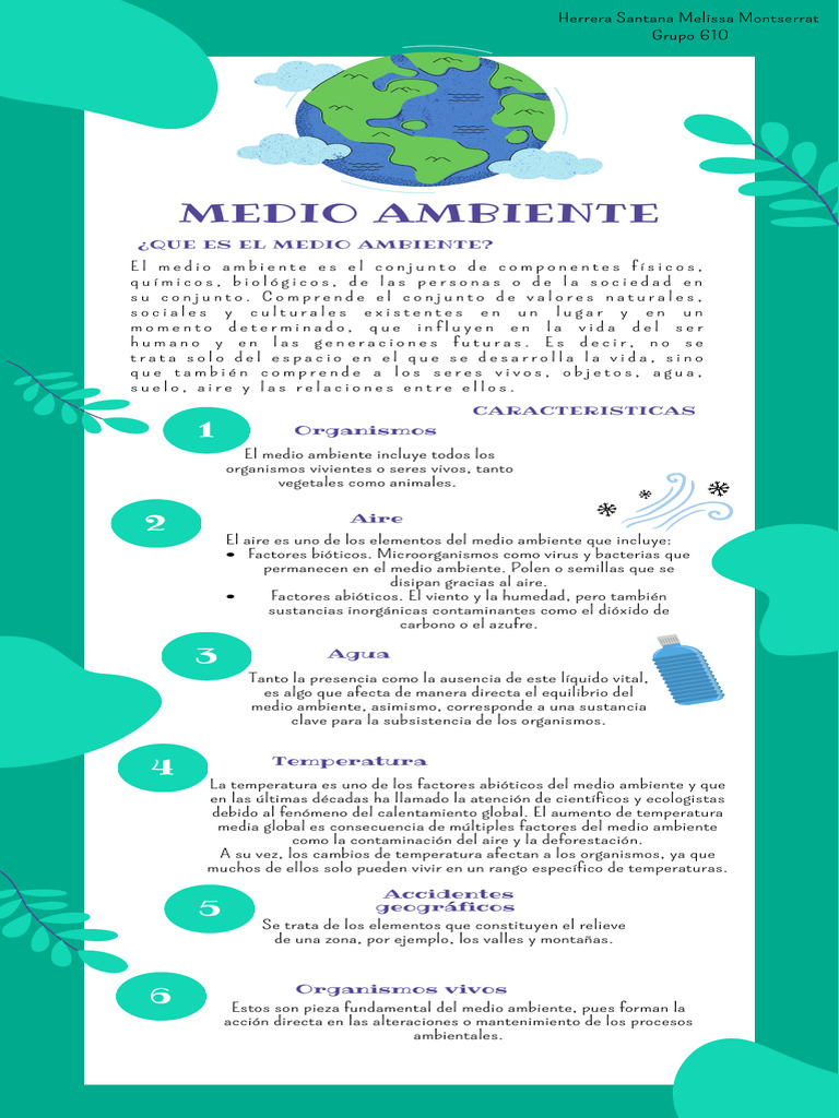Características y cuidado del medio ambiente | PDF | Entorno natural ...