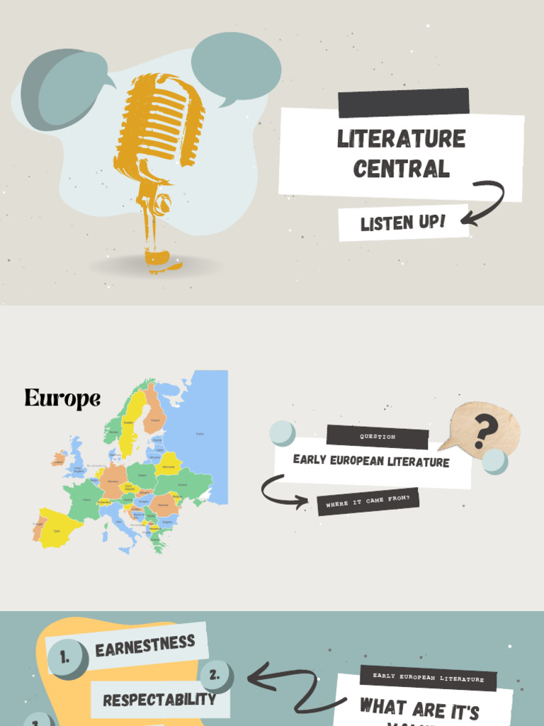 Early European Literature | PDF