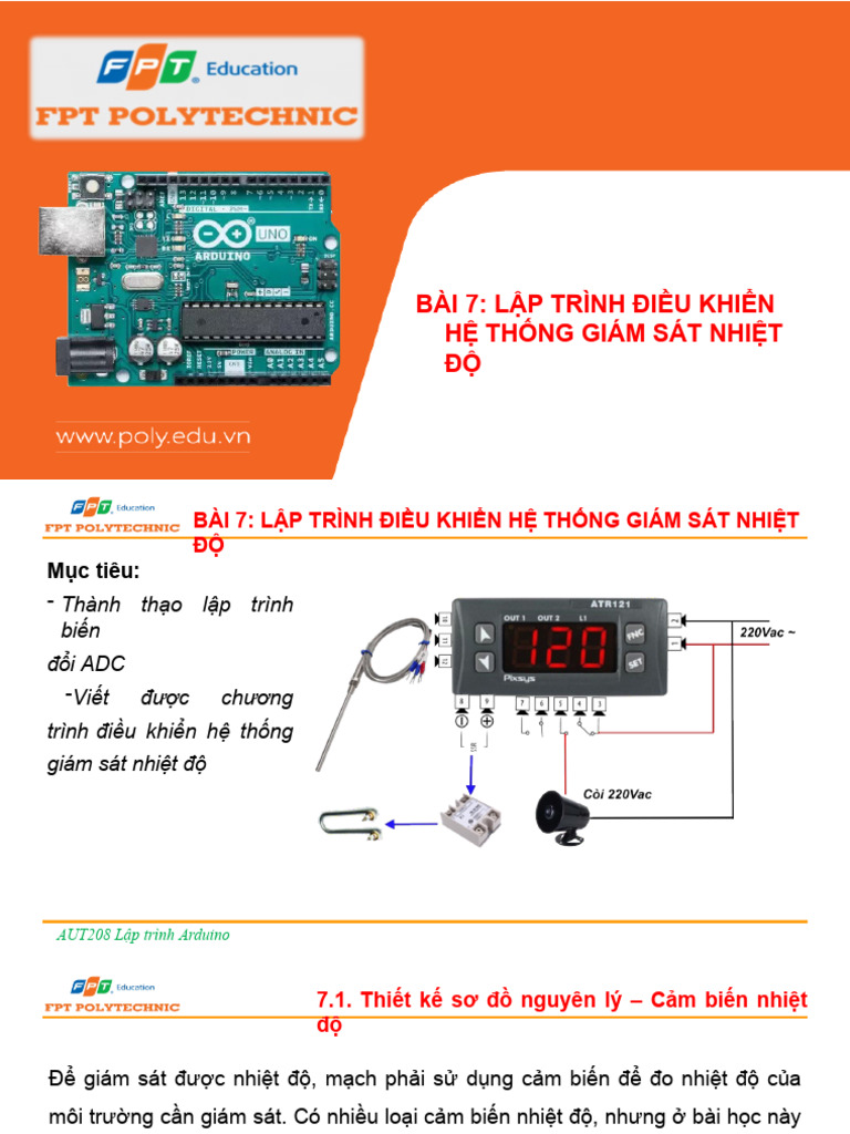 SLIDE 4 - 1 - Bai7 HeThonggiamSatNhietDo | PDF