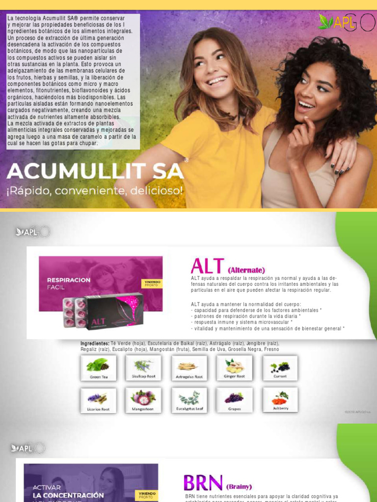 Productos APLGO | PDF | Alimentos | Nutrición