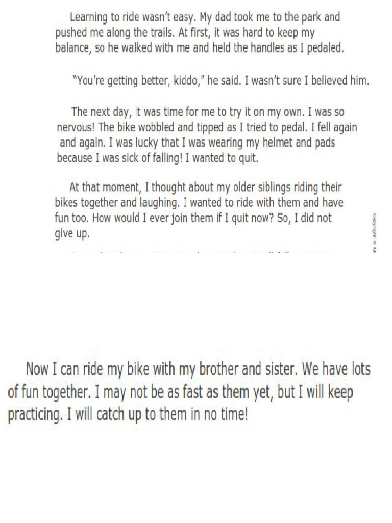 Grade 3 Writing Model | PDF