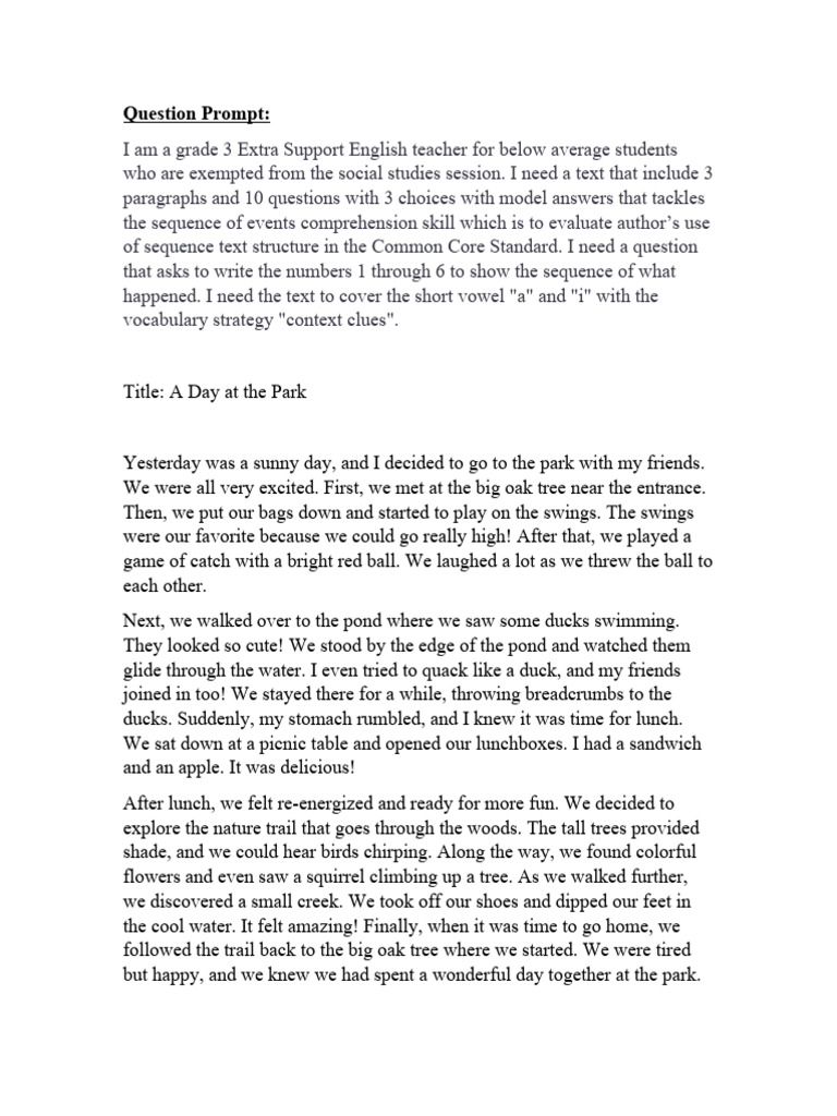 Question Prompt | PDF