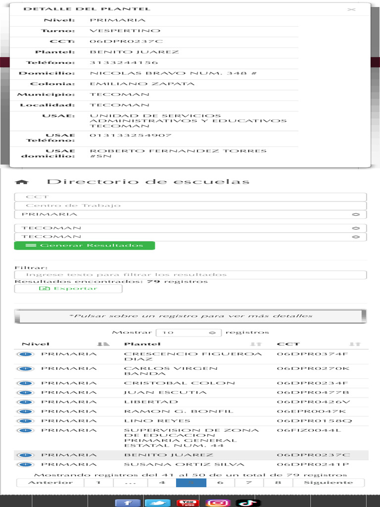 Portal SE Colima | PDF