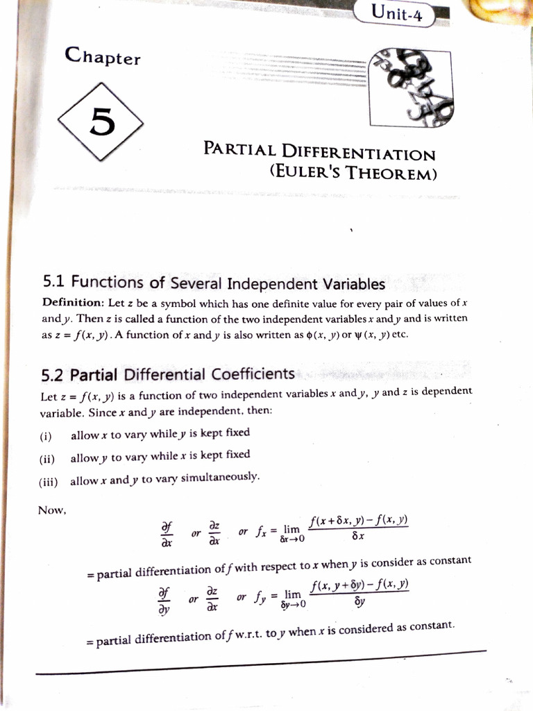 Partial Differentiation | PDF