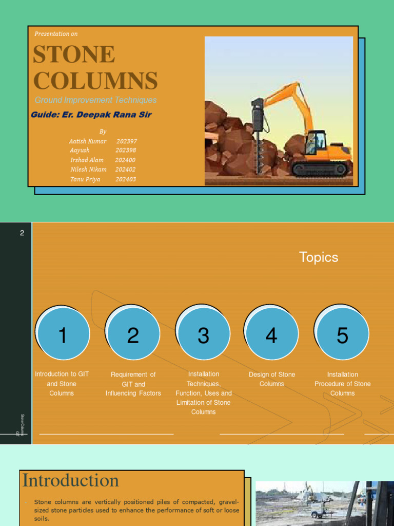 Stone Columns | PDF | Deep Foundation | Civil Engineering