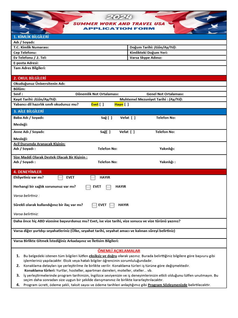 Beyazedu SWT 2024 Basvuru Formu 3 | PDF