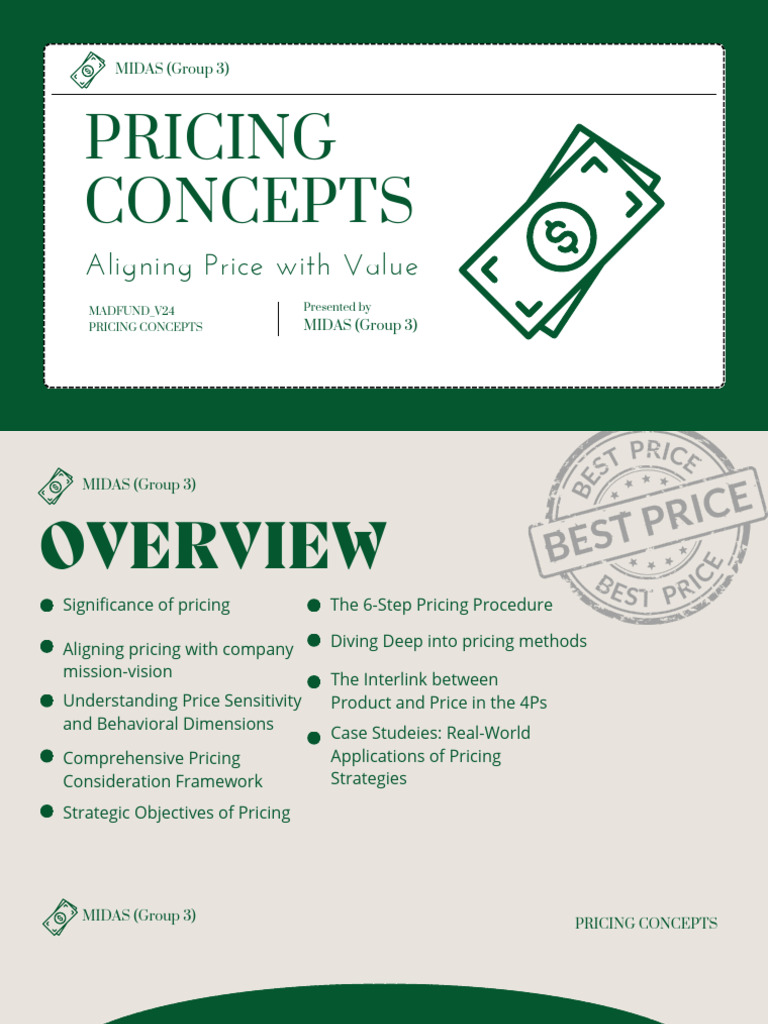Pricing Concepts | PDF | Pricing | Prices