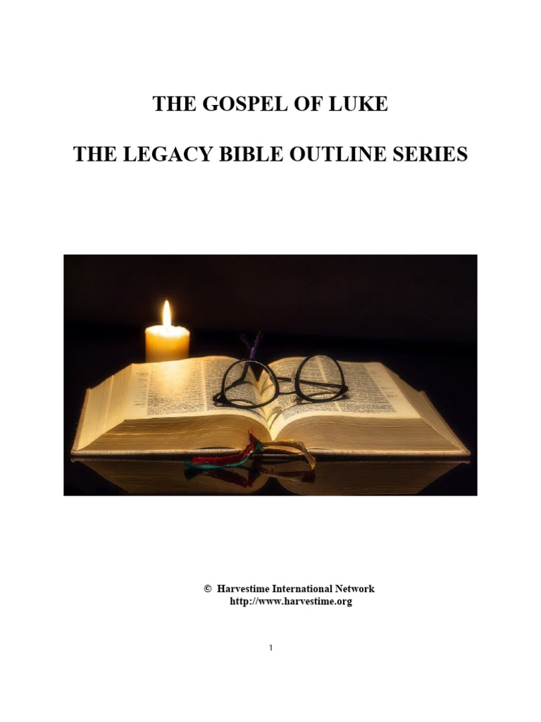Luke Outline | Download Free PDF | Mary, Mother Of Jesus | Gospel Of Luke