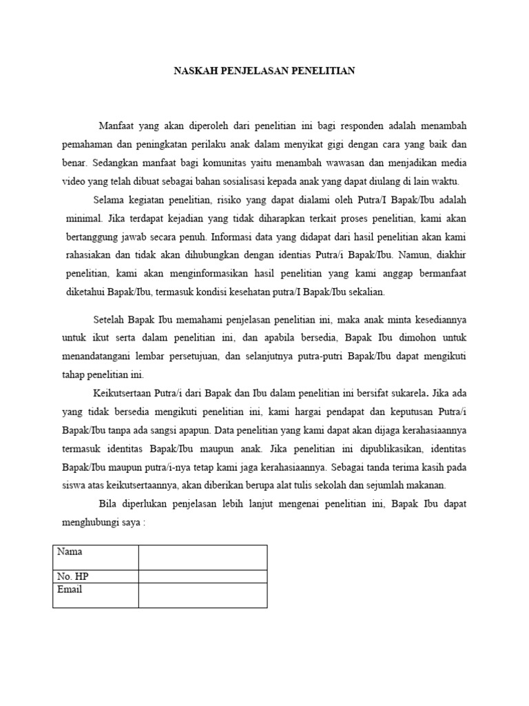 Informed Concent | PDF