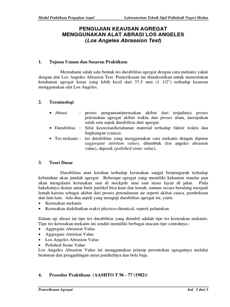 3 Abrasi Agg | PDF | Sains & Matematika | Teknologi & Rekayasa