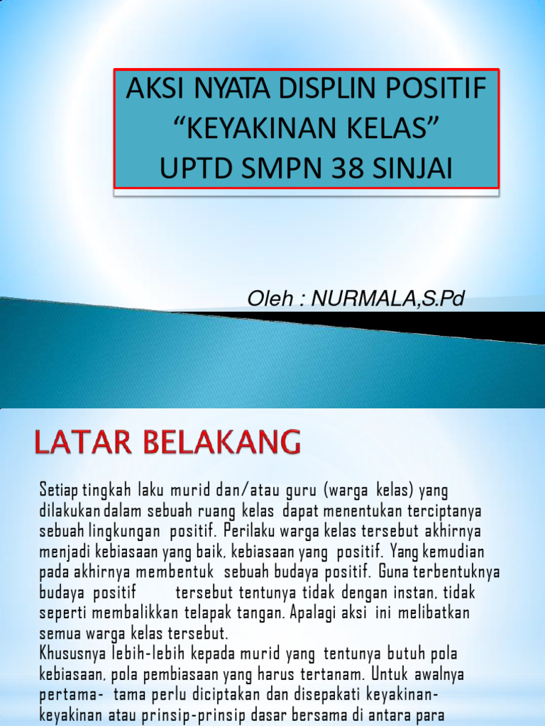 Aksi Nyata Budaya Positif SMP | PDF Aksi Nyata Budaya Positif SMP | PDF