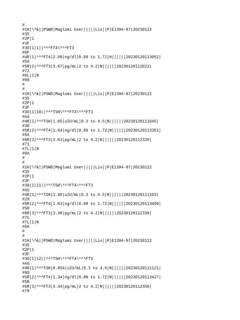 ASTM Sample Data | PDF