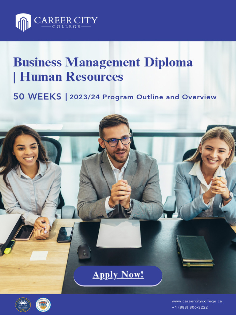 Dec 2023 Intl Career City - Final Brochure - Business Management Diploma - Human Resources | PDF ...