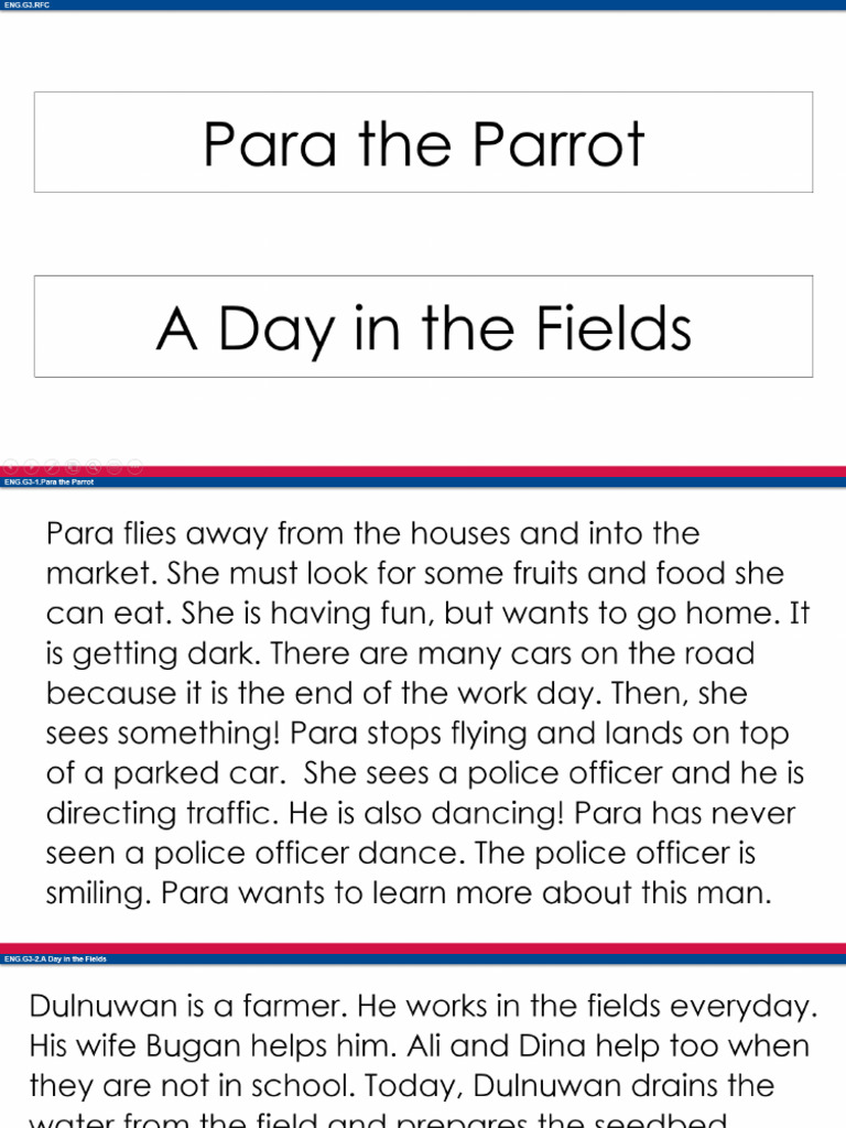 English G3.LS PRACTICE | PDF