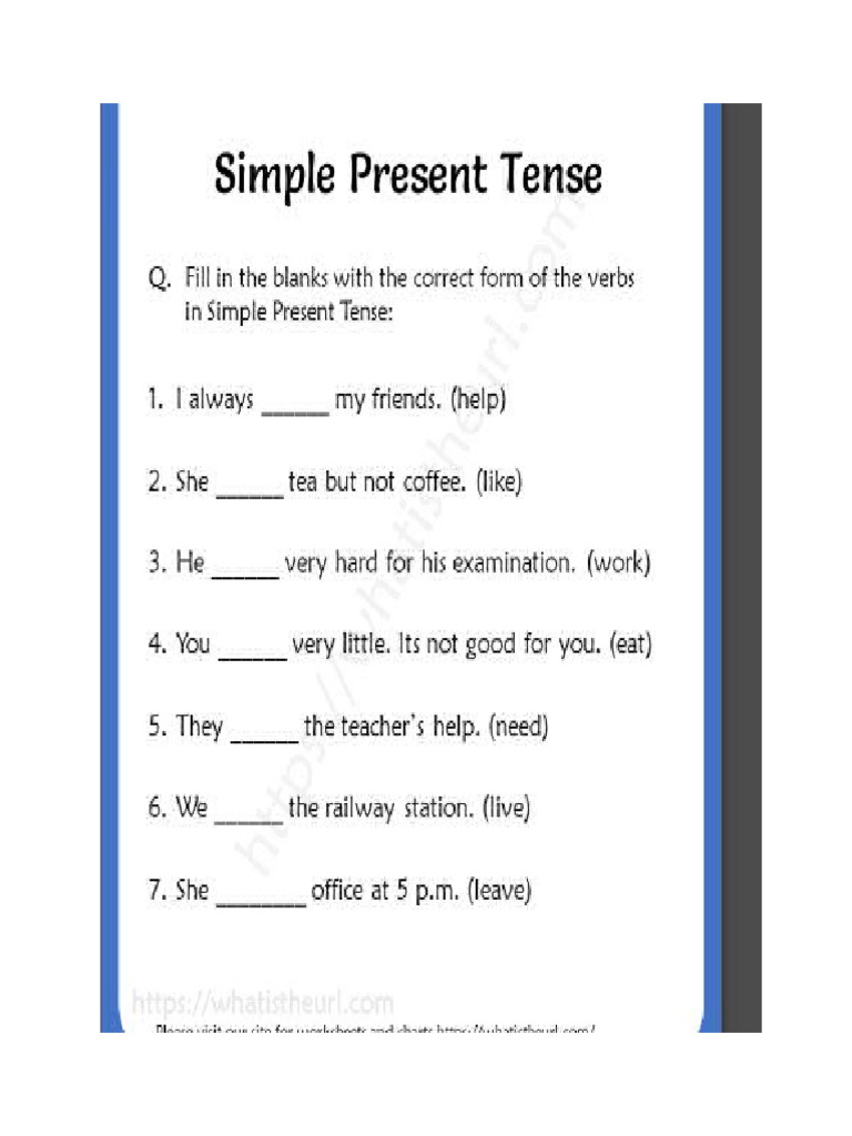 Simple Present Tense | PDF