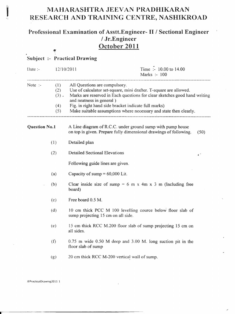 Question bank 1 civil | PDF
