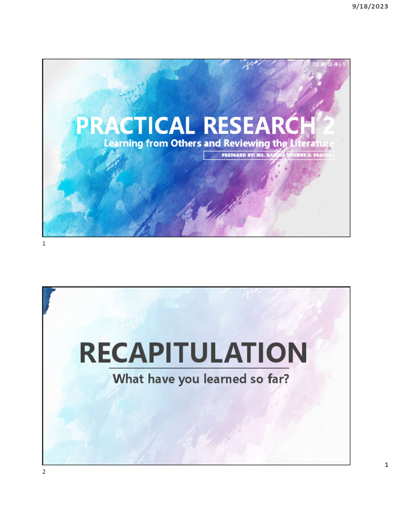 Review of Related Literature and Studies | PDF | Conceptual Model ...