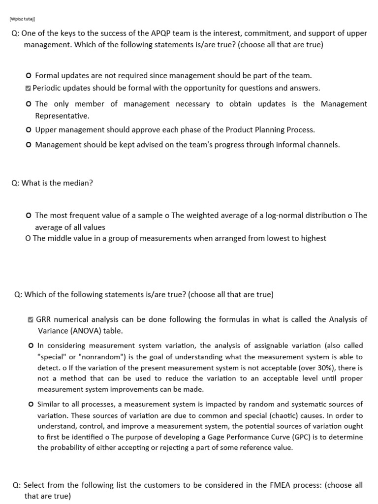 AIAG Assessment | PDF | Product (Business) | Risk