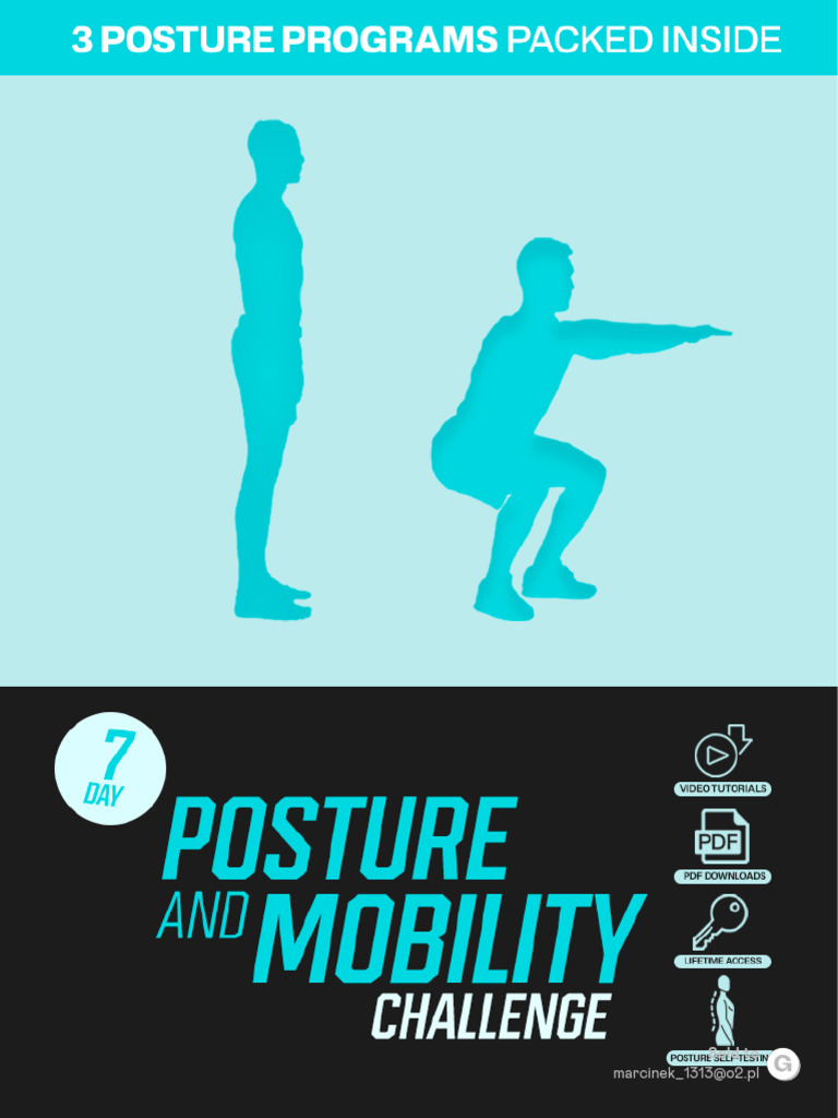 7-Day Posture & Mobility Challenge | PDF | Self-Improvement