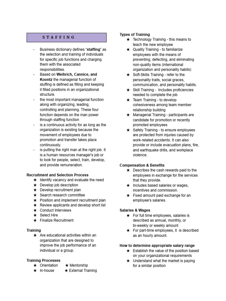 Organization and Management Reviewer | PDF | Leadership ...