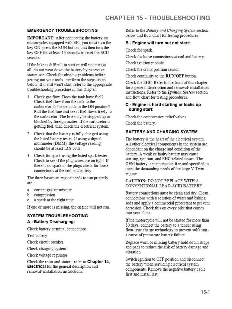 Basic Troubleshooting | PDF | Ignition System | Voltage