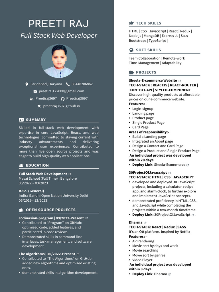 Preeti-Raj-Resume | PDF