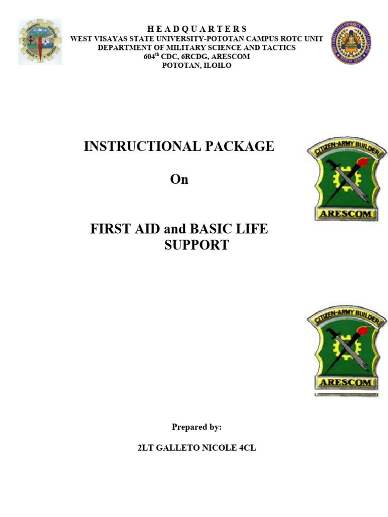 First Aid and Basic Life Support | PDF | Reconnaissance | Military