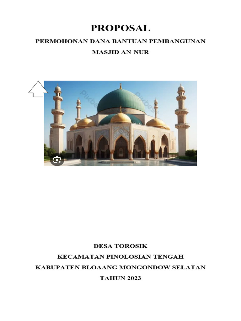 Proposal MCK Masjid An-Nur - New | PDF