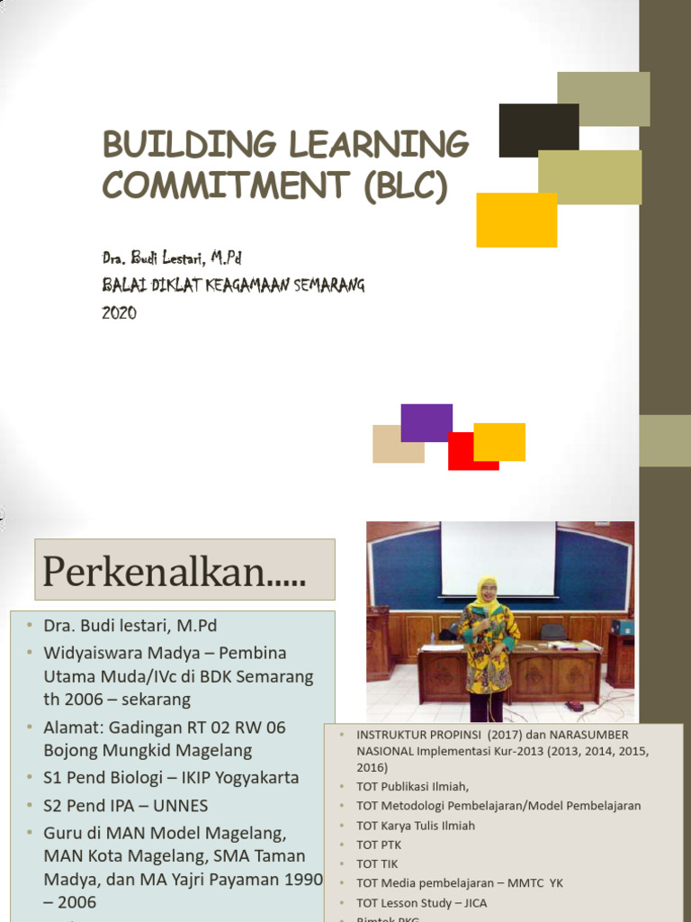 Building Learning Commitment (Blc)_compressed | PDF