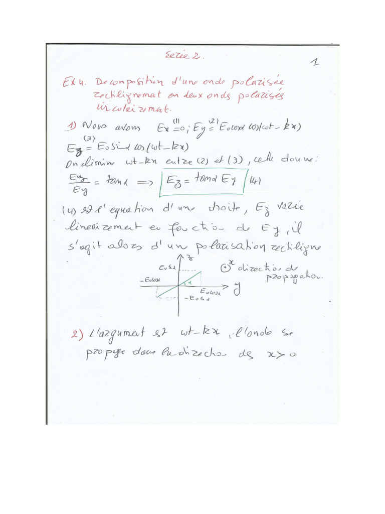 Optique Serie 2 | PDF